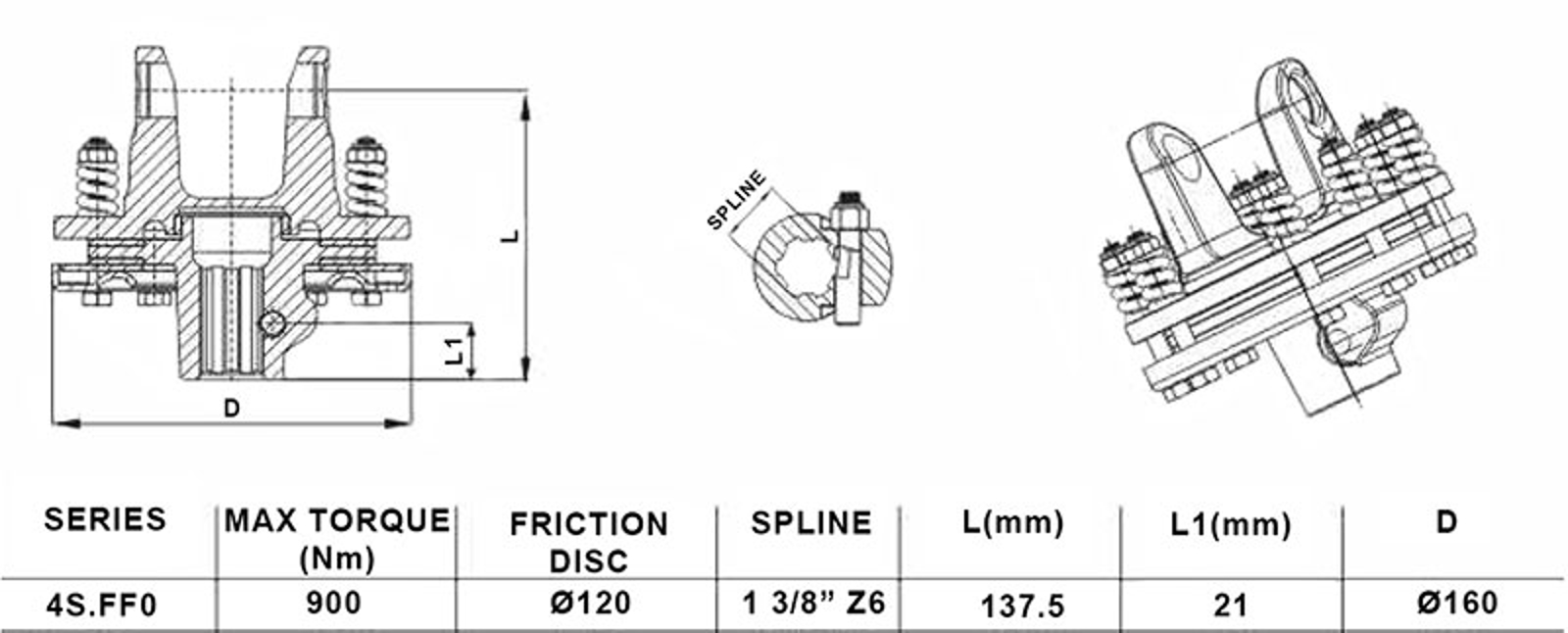 KAT-4 800 + Lamellkoppling