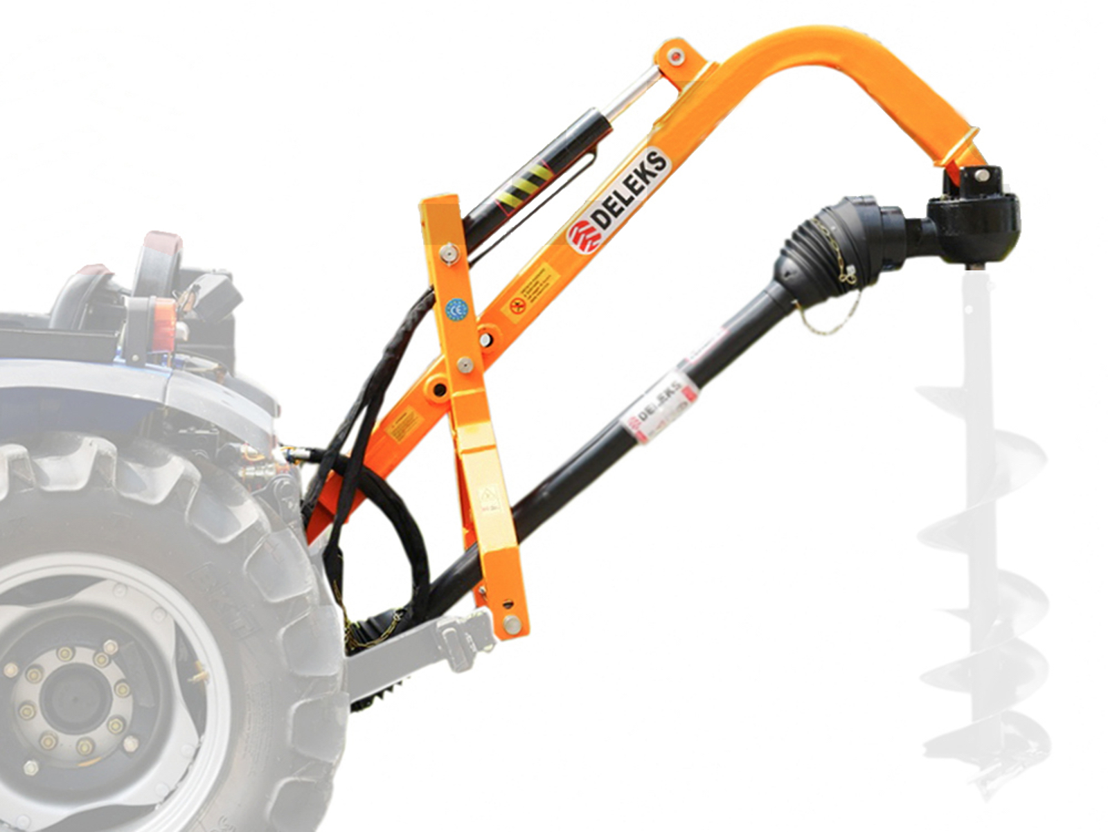 Jordborr för traktor med hydrauliskt system L-50H